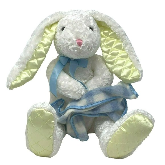 Commonwealth | Toys | Commonwealth Bunny Rabbit Plush Quilted Satin ...
